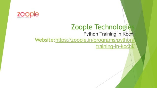 python training in kochi | PPT