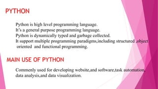 python | PPTX | Graphics Software | Computer Software and Applications