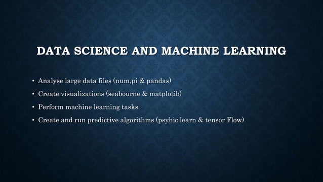 python ppt.pptx | Programming Languages | Computing