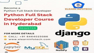Python Full stack Training in Hyderabad | PPTX