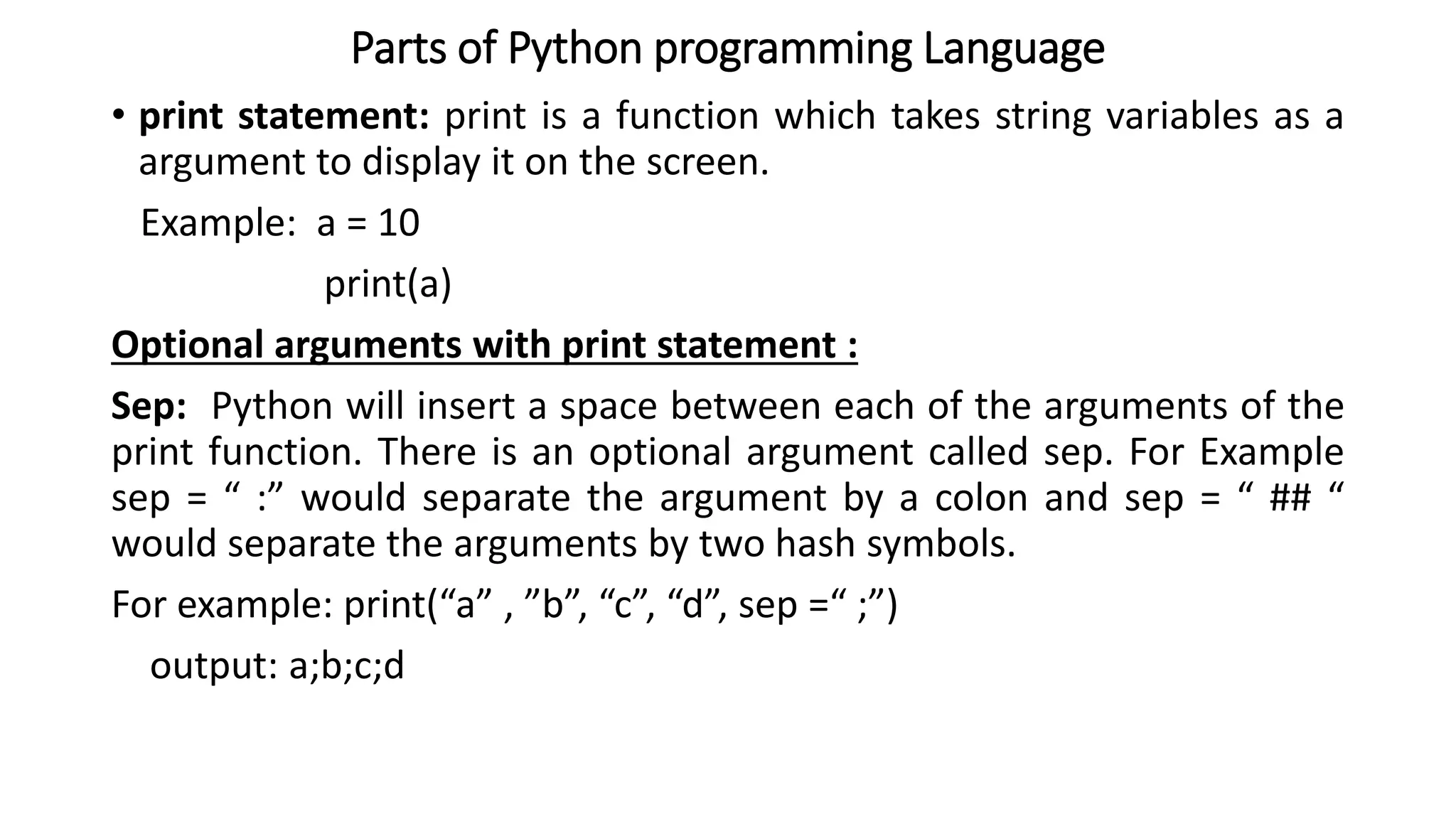 python notes for MASTER OF COMPUTER APPLIICATION_ppt.pptx | Programming ...