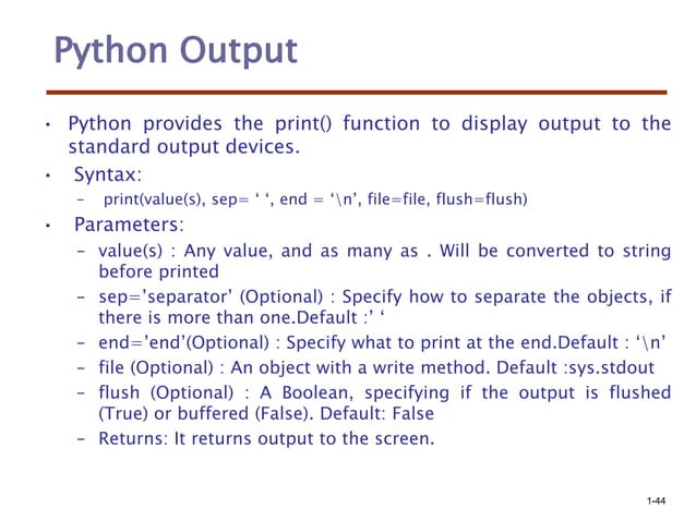 python introduction all the students.ppt