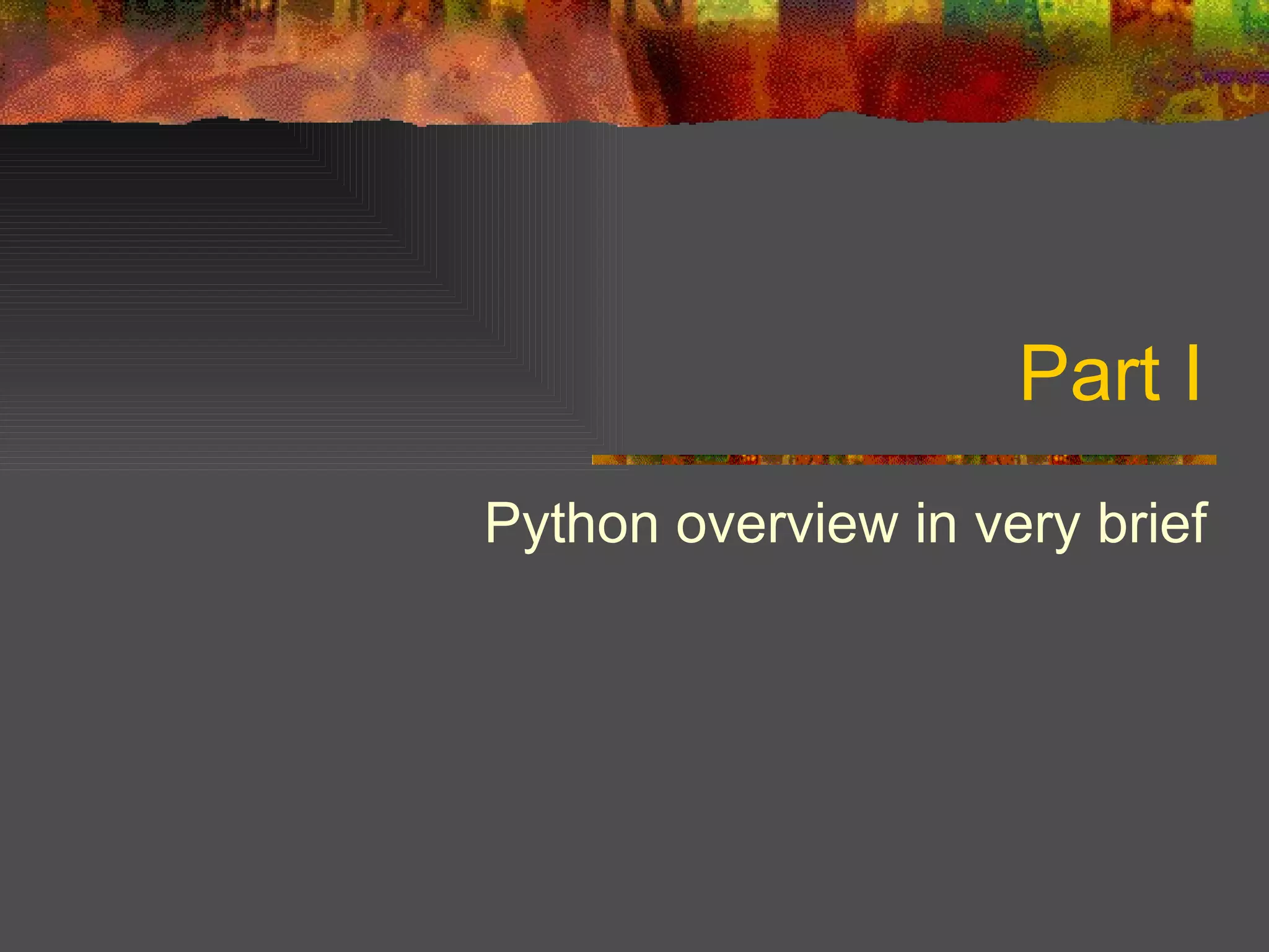 Pythonpresent | ODP