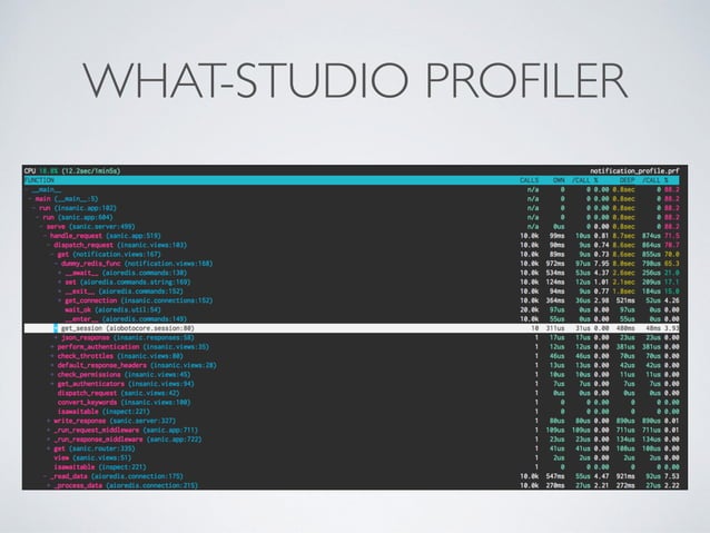 Python profilers | PPT