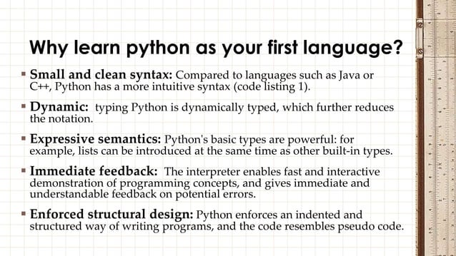 Python programming | PPT