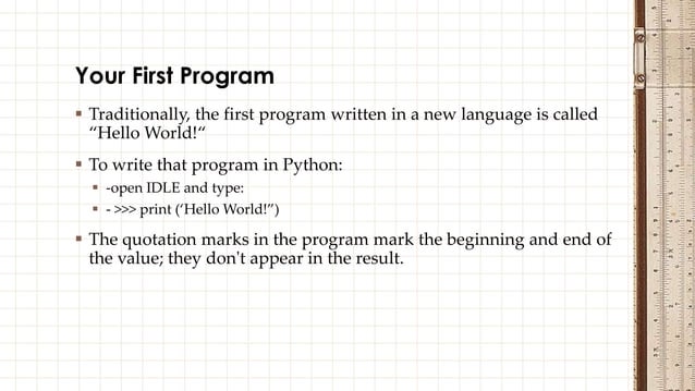 Python programming | PPT