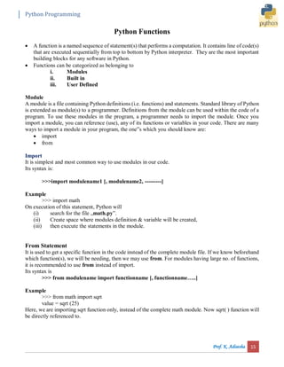 Python programming | PDF