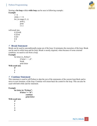 Python programming | PDF