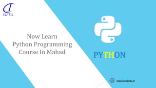 Python Programming Course | PPT