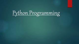 PYTHON programming.pptx