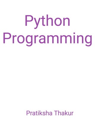 Python Programming | PDF