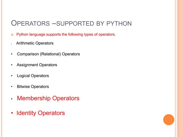 PYTHON PROGRAMMING for first year cse students | PPT