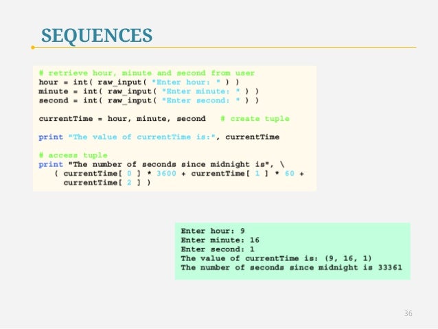 Python Programming V Sequences List And Tuples And Dictionaries