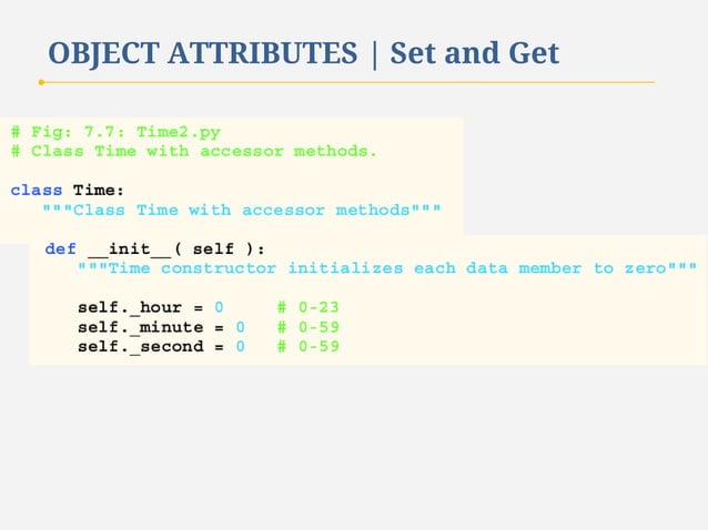 Python Programming - VI. Classes and Objects | PDF