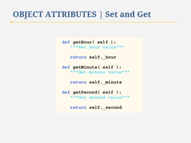 Python Programming - VI. Classes and Objects | PDF