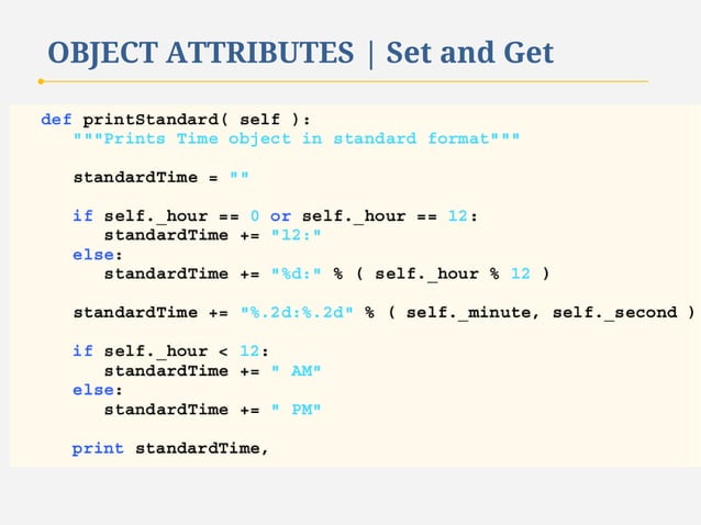 Python Programming - VI. Classes and Objects | PDF