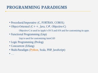 Python Programming - VI. Classes and Objects | PPT
