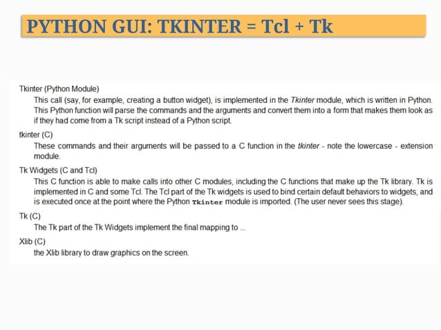 Python Programming Xiii Gui Programming Ppt