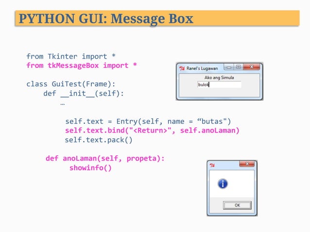 Python Programming Xiii Gui Programming Ppt