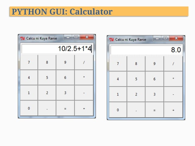 Python Programming - XIII. GUI Programming