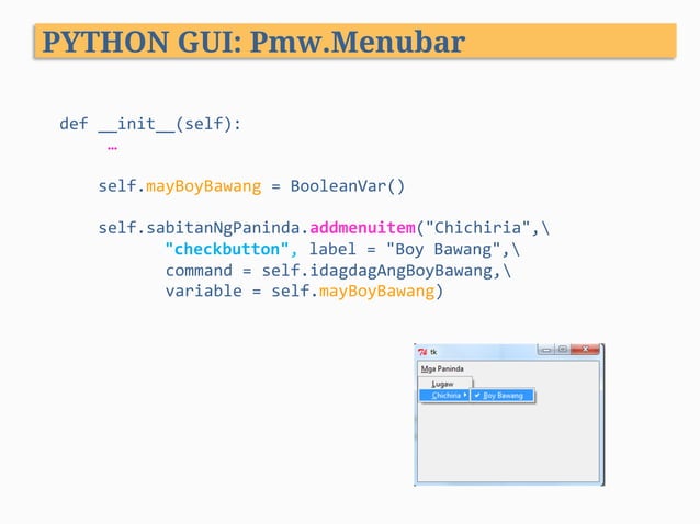 Python Programming - XIII. GUI Programming