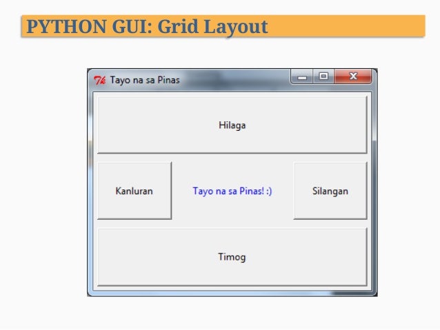 Python Programming - XIII. GUI Programming