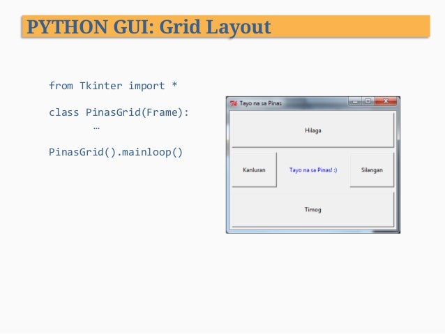 Python Programming - XIII. GUI Programming