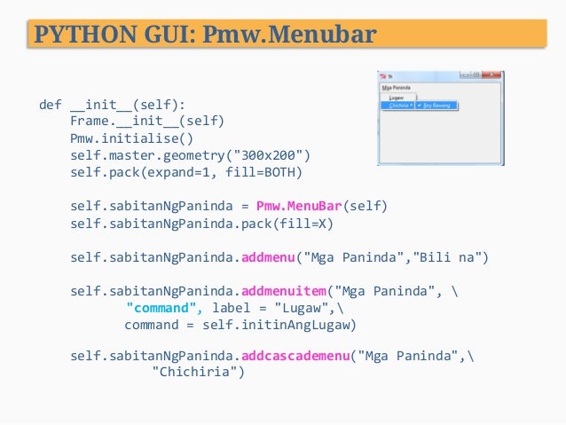 Python Programming - XIII. GUI Programming
