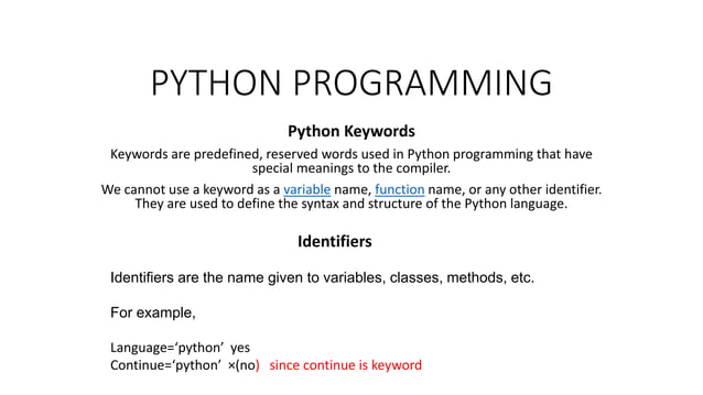 PYTHON PROGRAMMING (2).pptx PYTHON PROGRAMMING (2).pptx