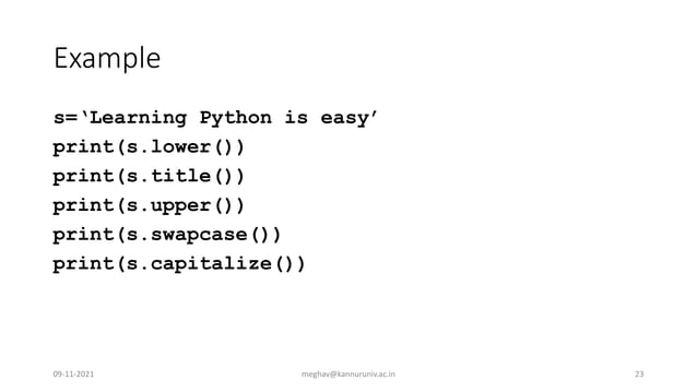 Python Programming Anonymous Functions String Operations Ppt 3262