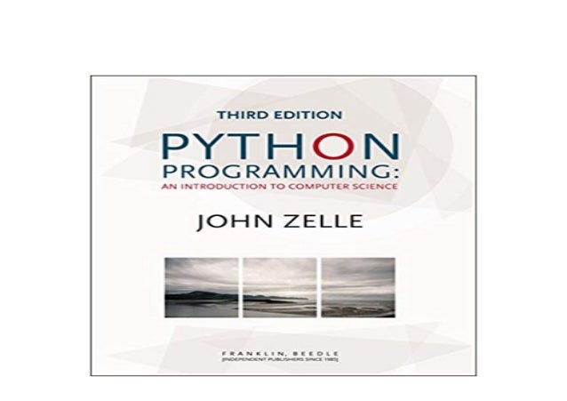 P D F Book Library Python Programming An Introduction To Computer
