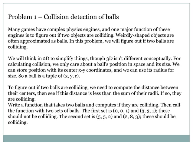 Python Programming Assignments Tuples And String Ppt
