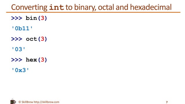 Python Programming Essentials - M10 - Numbers and Artihmetic Operators | PPT