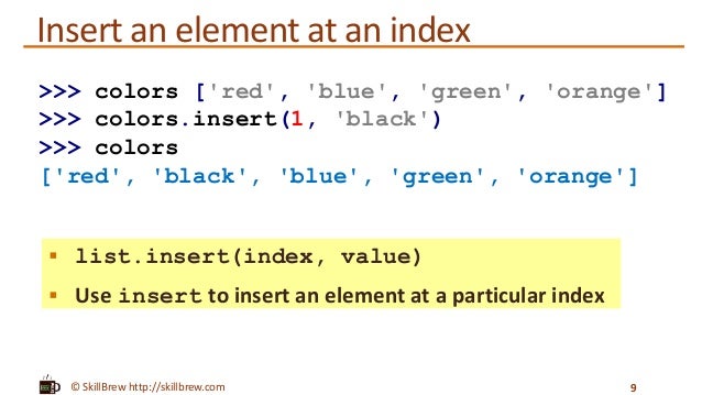 Python Programming Essentials - M12 - Lists