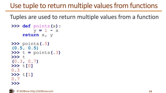 Python Programming Essentials M13 Tuples Ppt