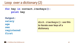 Python Programming Essentials - M14 - Dictionaries | PPT