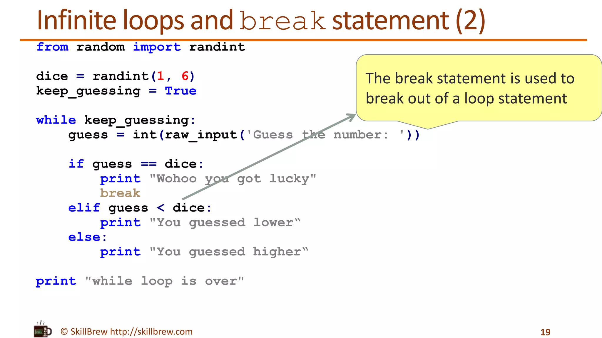 Python Programming Essentials M16 Control Flow Statements And Loops Ppt 2328