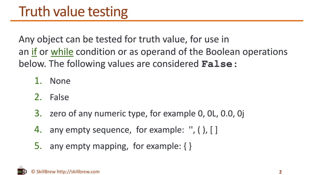 Python Programming Essentials - M16 - Control Flow Statements and Loops | PPTX