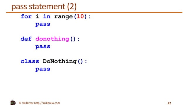Python Programming Essentials M16 Control Flow Statements And Loops Ppt