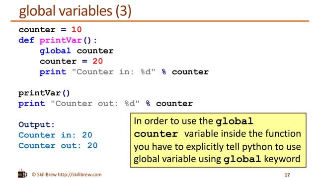 Python Programming Essentials M17 Functions Ppt
