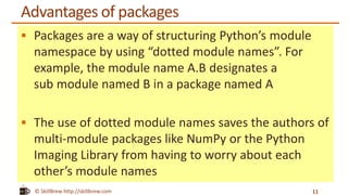 Python Programming Essentials - M18 - Modules and Packages | PPTX | Programming Languages ...