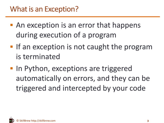 Python Programming Essentials M21 Exception Handling Pptx