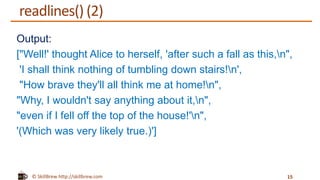 Python Programming Essentials - M22 - File Operations | PPT