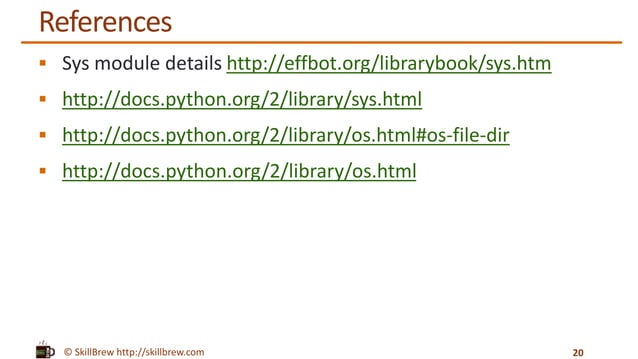 Python Programming Essentials - M25 - os and sys modules | PPTX | Operating Systems | Computer ...