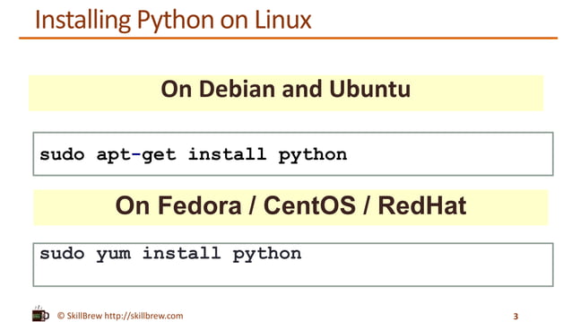 Python Programming Essentials M3 Python Installation Ppt