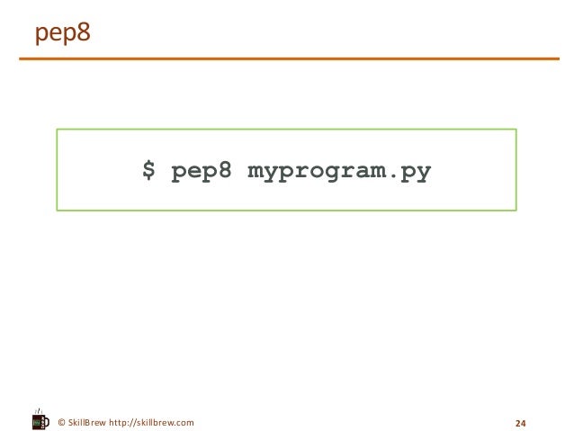 Python Programming Essentials M31 Pep 8