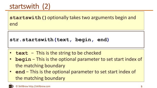 Python Programming Essentials - M8 - String Methods | PPT