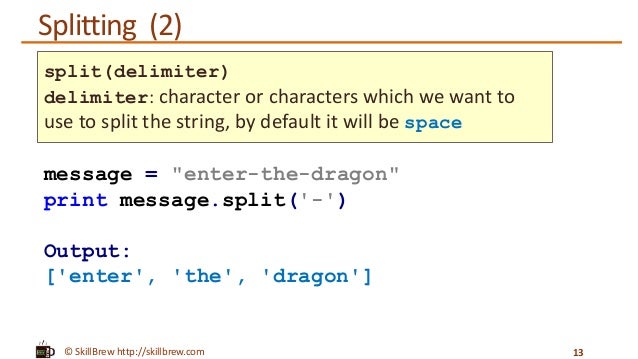 Python Programming Essentials - M8 - String Methods