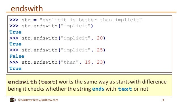 String Methods Python