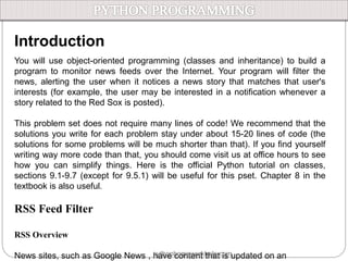 Python Programming Homework Help | PPTX